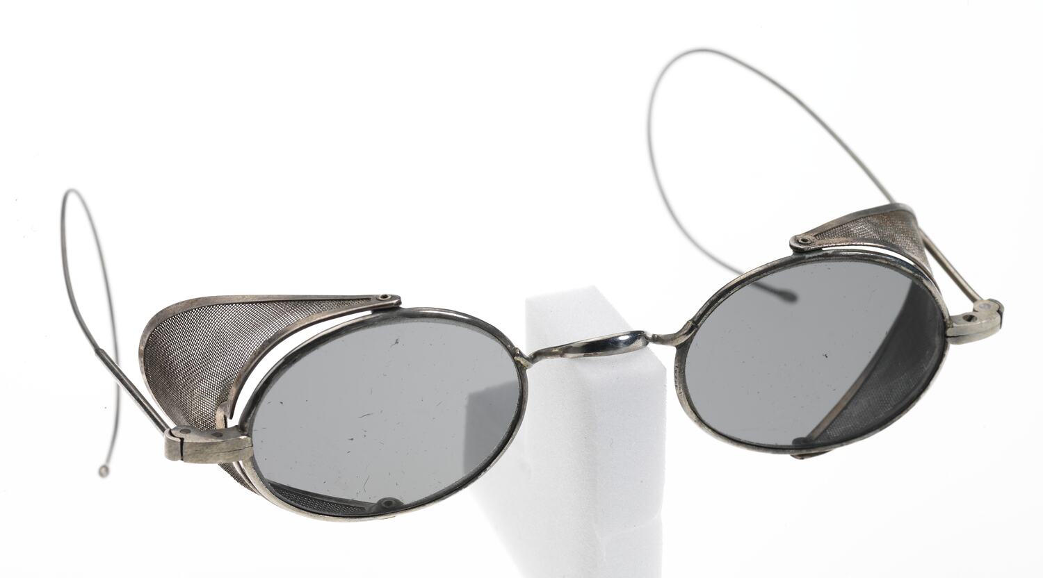 Spectacles - Child, Wire Mesh Side Shields, Tinted Lenses, Late 19th ...