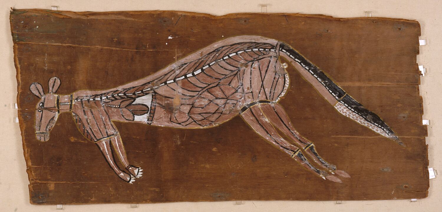 Painting, bark. Gaagudju. Oenpelli, Western Arnhem Land, Northern ...