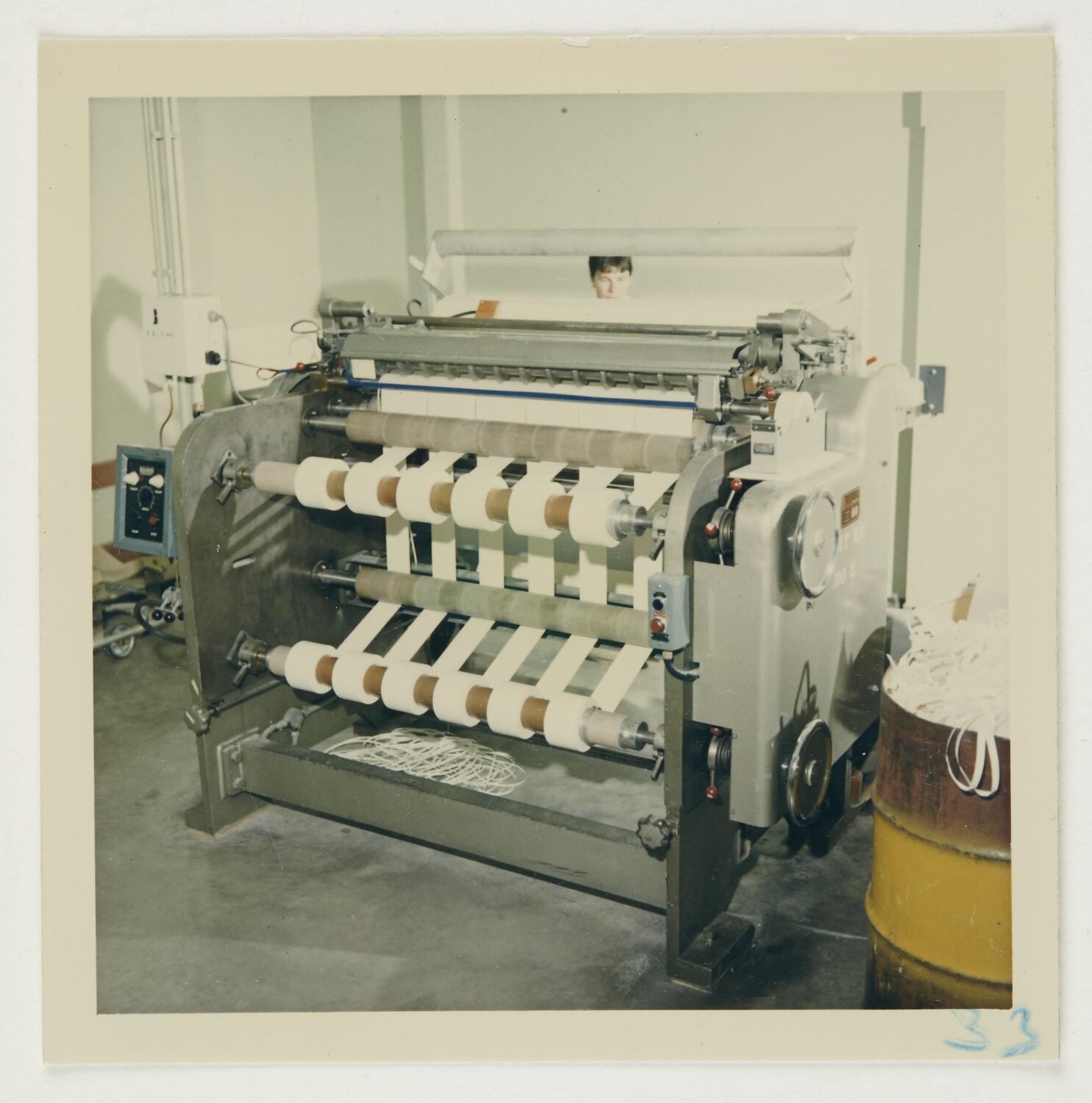 Photograph - Paper Slitting Machine, Kodak Factory, Coburg, circa 1960s