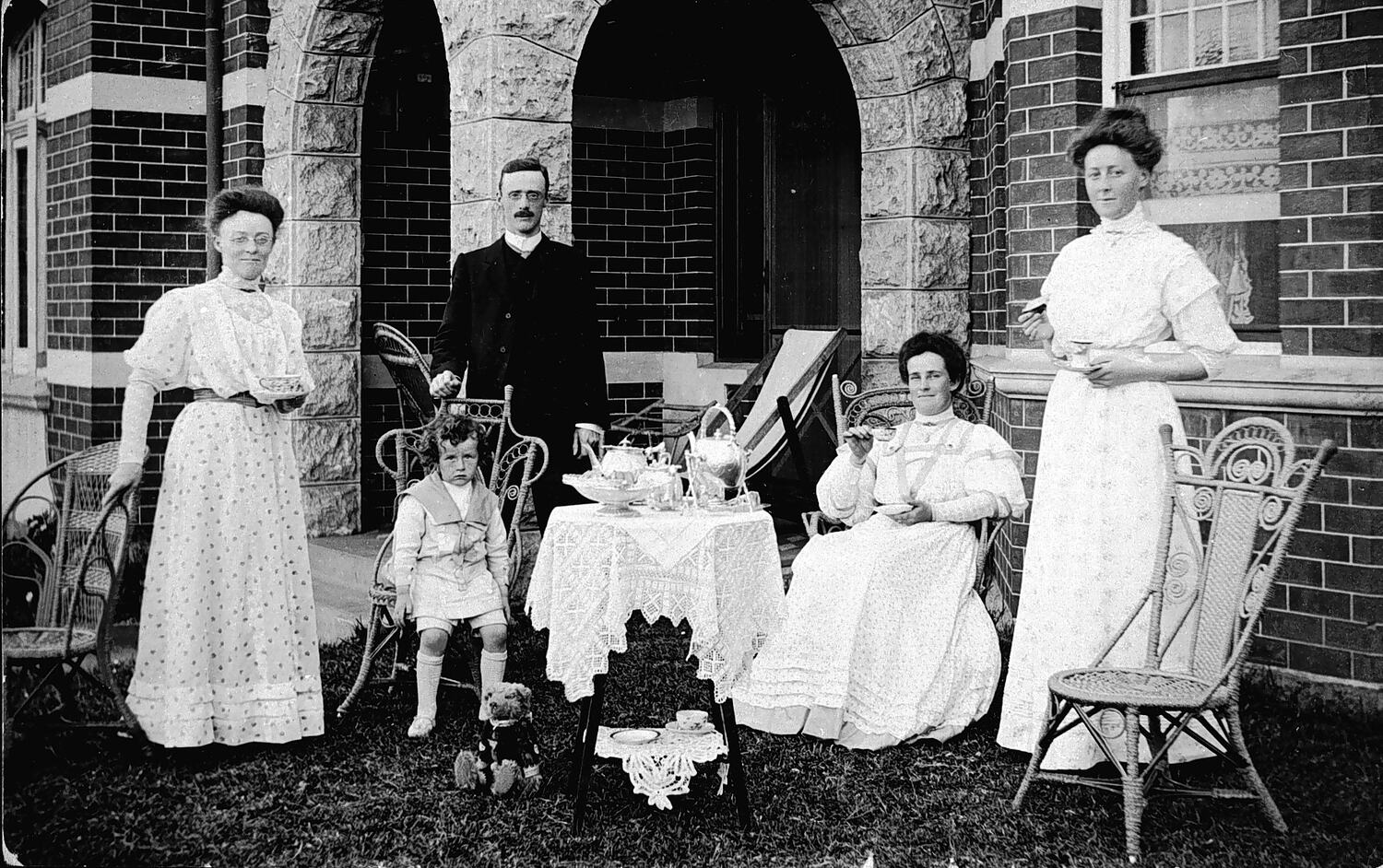 Negative - Family Portrait, Western Australia, 1907