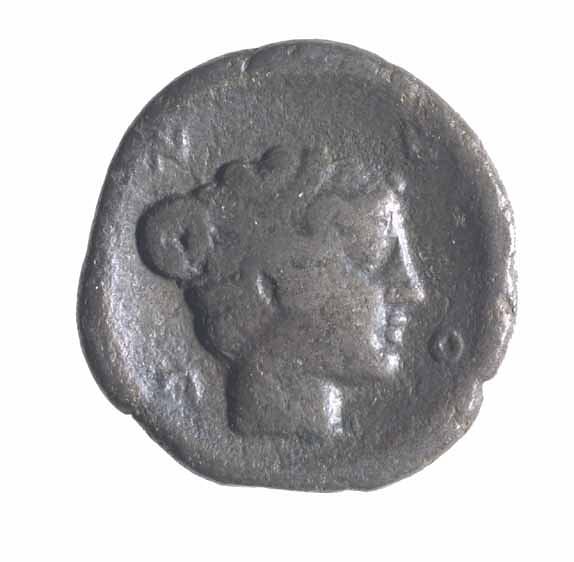 Coin - Obol, Neapolis, Ancient Macedonia, Ancient Greek States, 411-350 BC