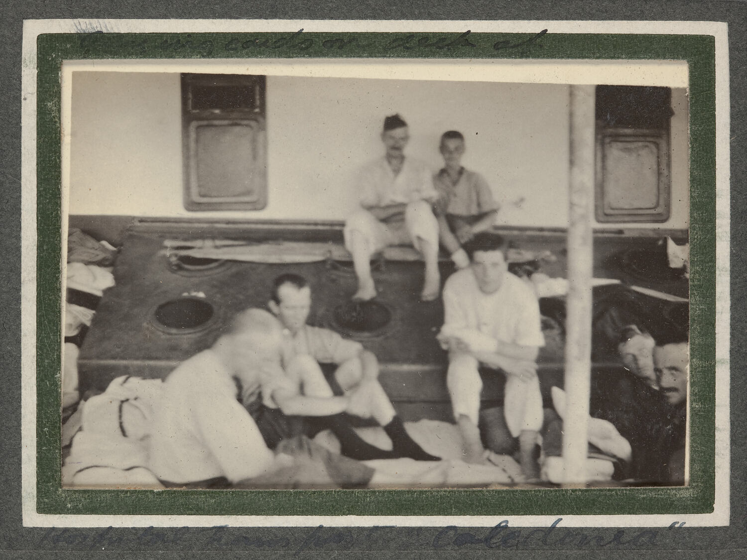Photograph - Soldiers, SS Caledonia, Trooper George Simpson Millar ...