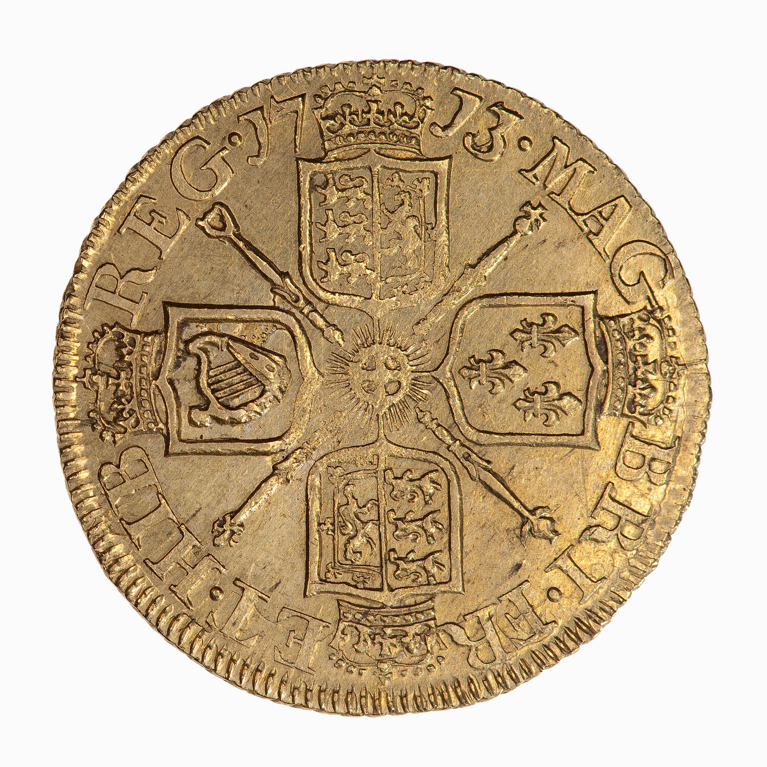 Coin - Half-Guinea, Queen Anne, Great Britain, 1713