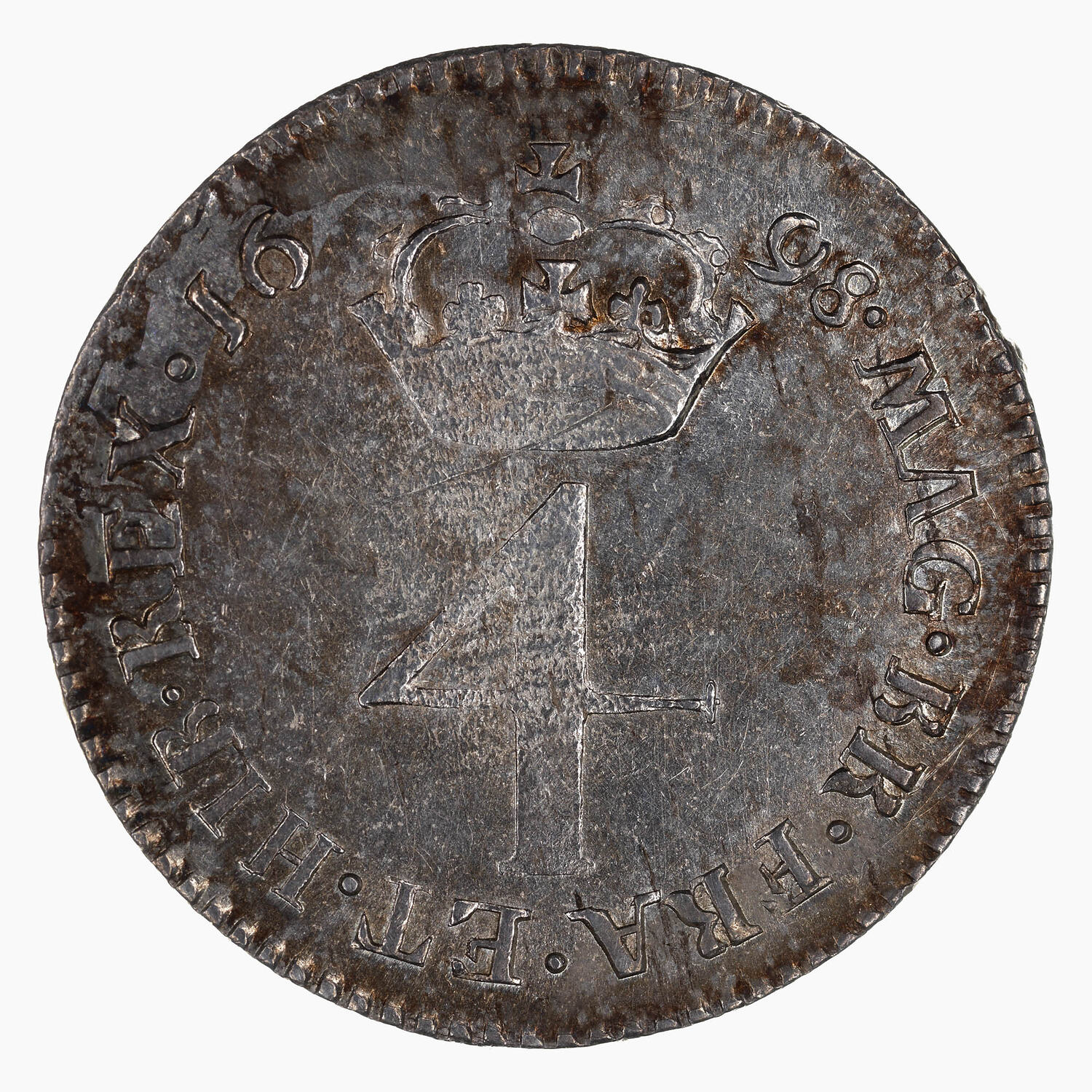 Coin - Groat, William III, England, Great Britain, 1698
