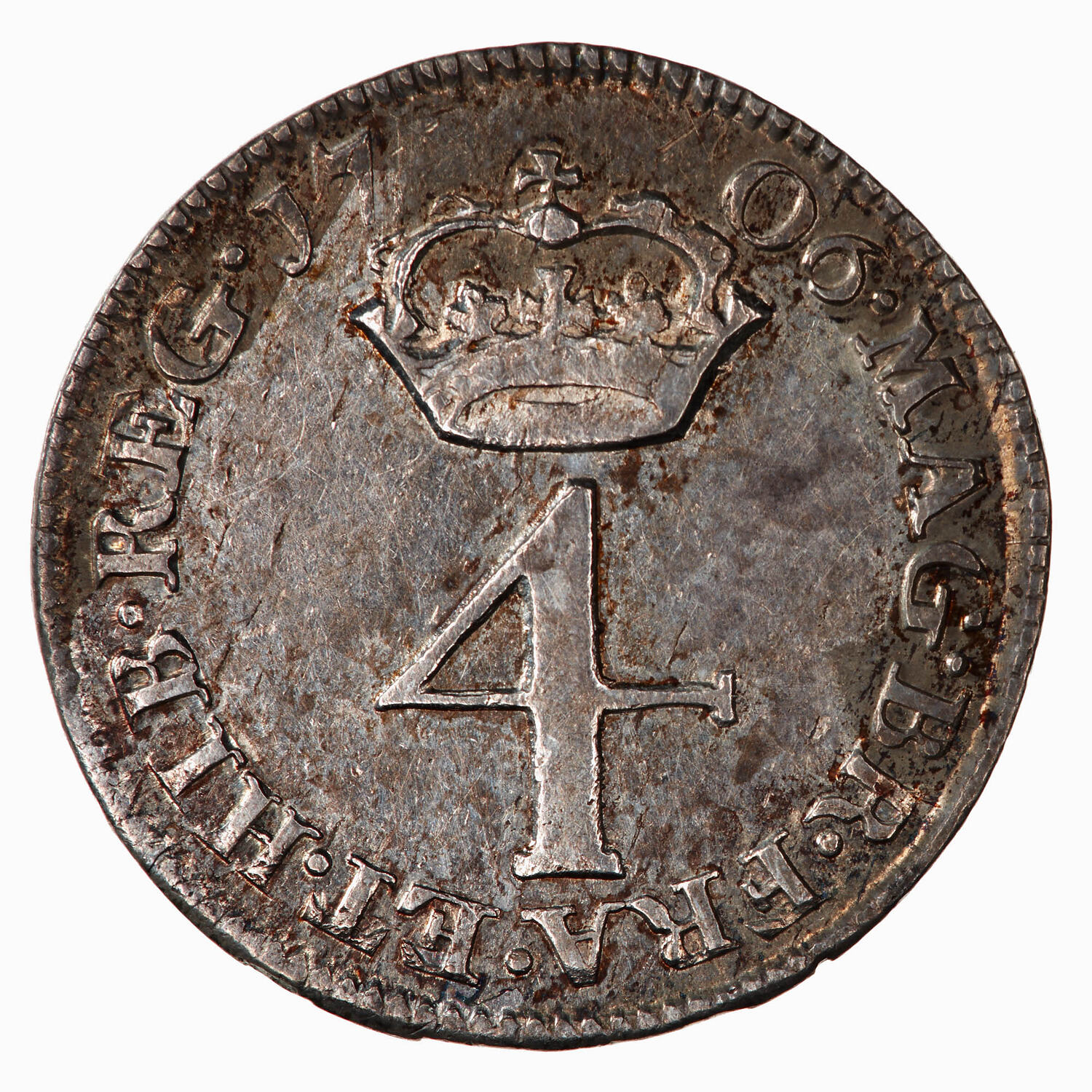 Coin - Groat, Queen Anne, England, Great Britain, 1706