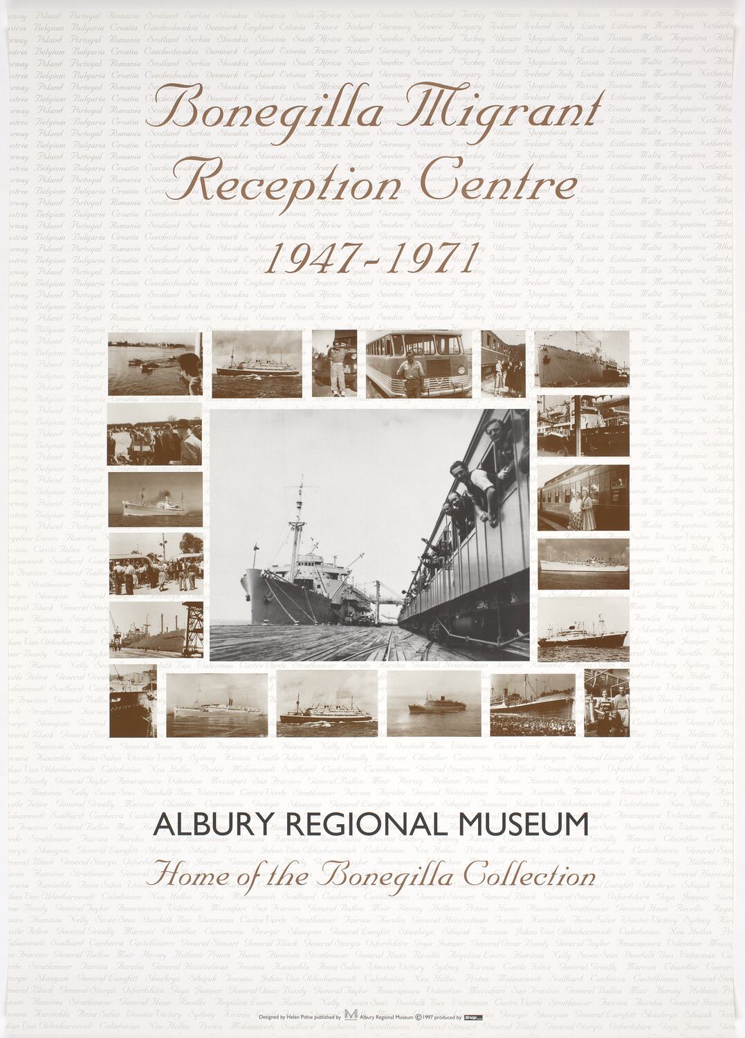 Poster - Bonegilla Migrant Reception Centre: 1947-1971, Albury Regional ...