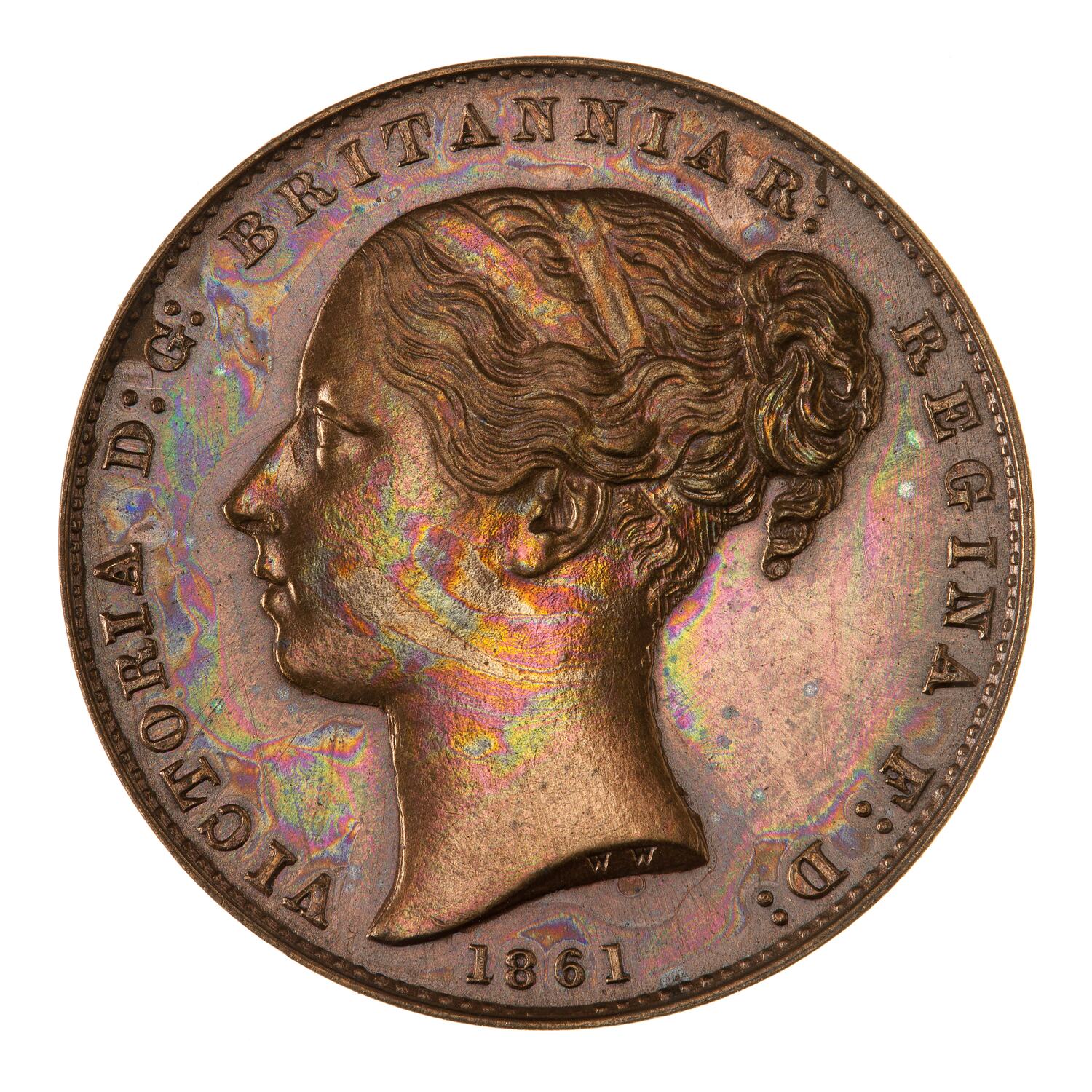 Proof Coin - 1/52 Shilling, Jersey, Channel Islands, 1861