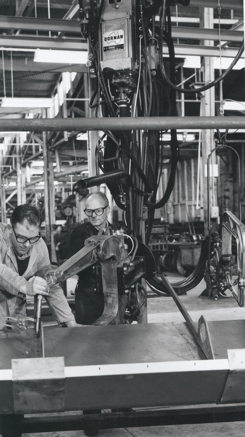 Photograph - Massey Ferguson, Sheet Iron Shop, Sunshine, Victoria, 1965