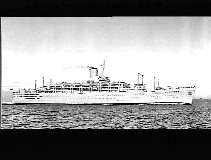 Photograph - Orient Line, RMS Orcades, Starboard Side Profile Under ...