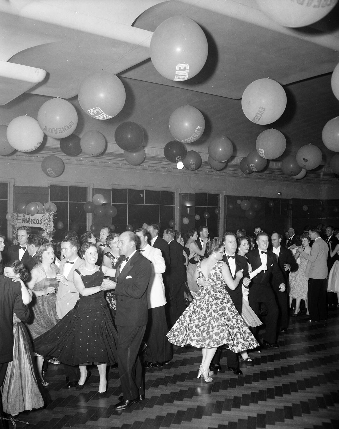 Negative - Couples Dancing, Town Hall, St Kilda, Victoria, Sep 1957
