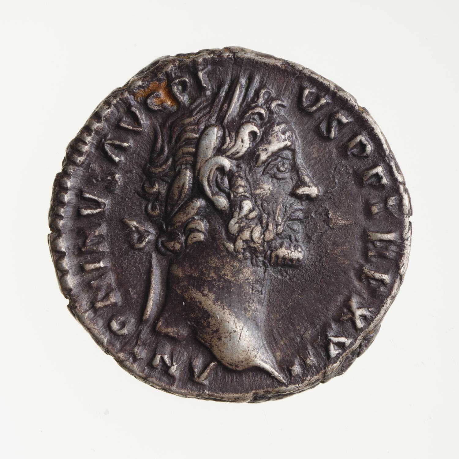 Coin - Denarius, Emperor Antoninus Pius, Ancient Roman Empire, 158-159 AD
