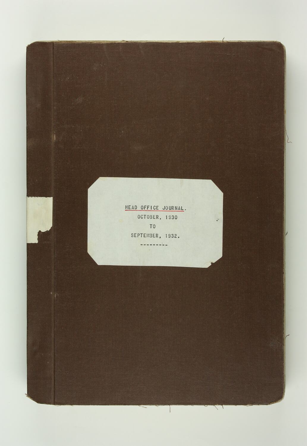 Journal - Kodak Archive, Series 5, 'Accounting Journals', Head Office ...