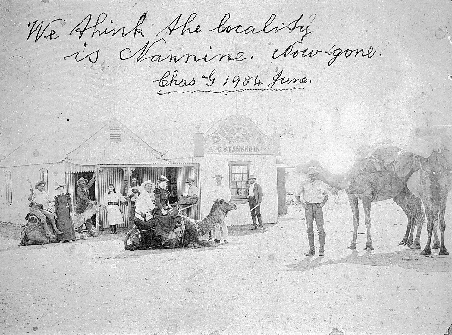 Negative - Nannine, Western Australia, 1895