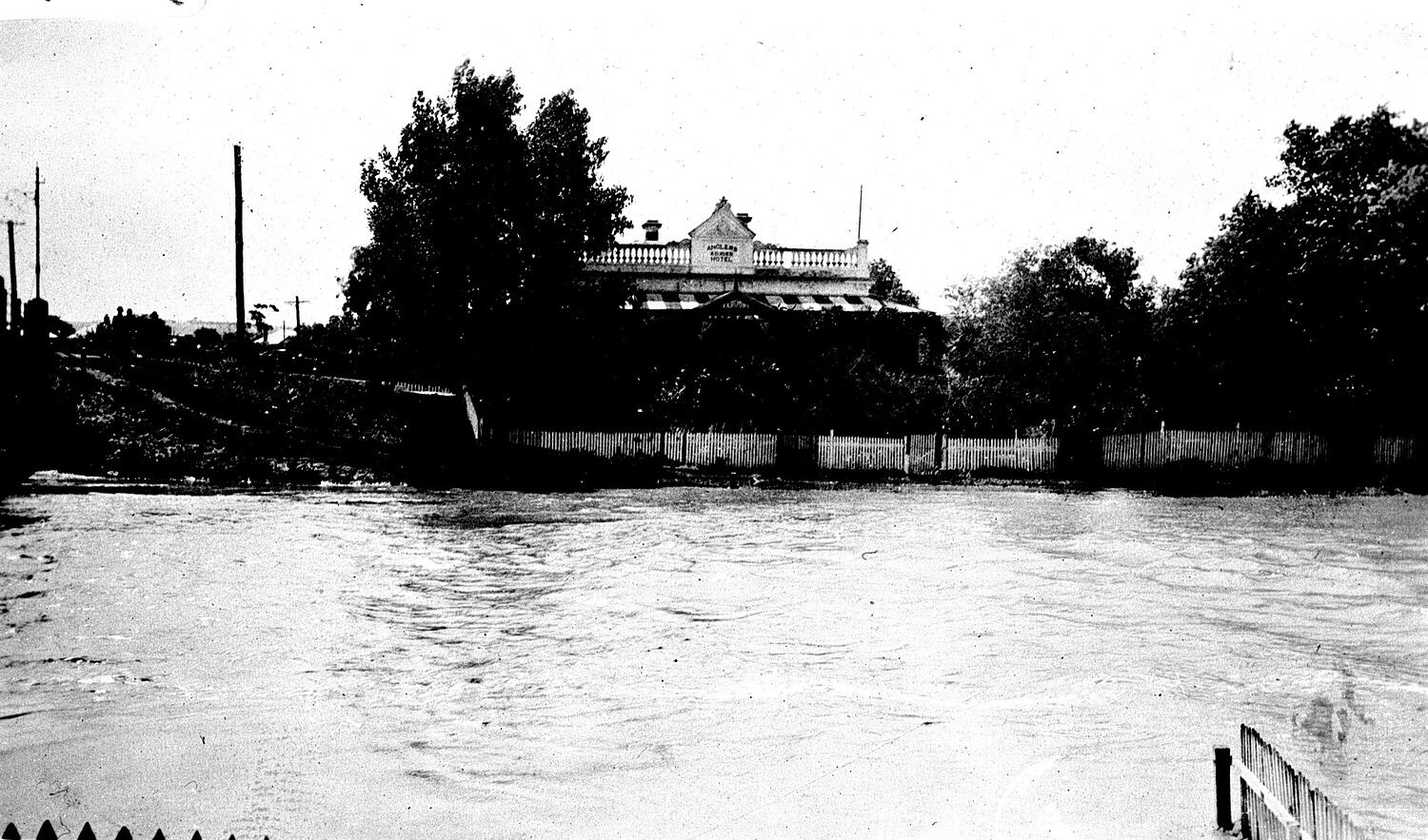 Negative - Saltwater River in Flood, Maribyrnong, Victoria, 1934