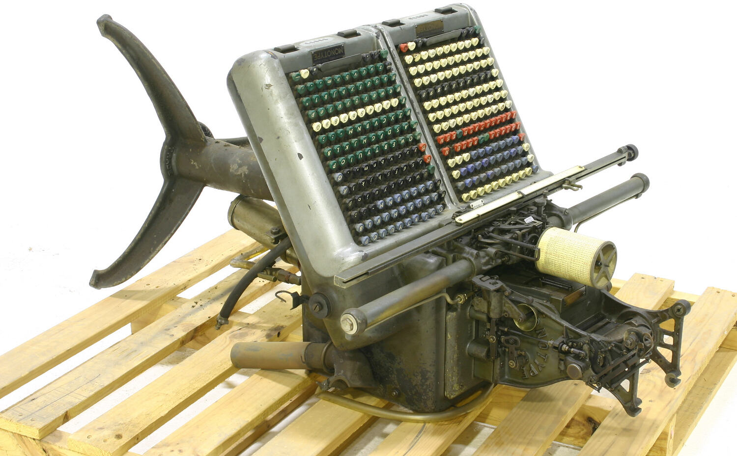 Typesetter - Monotype Double Keyboard, Date Unknown