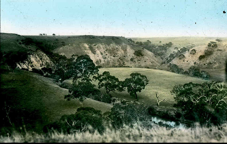 Lantern Slide Jacksons Creek Victoria 1912
