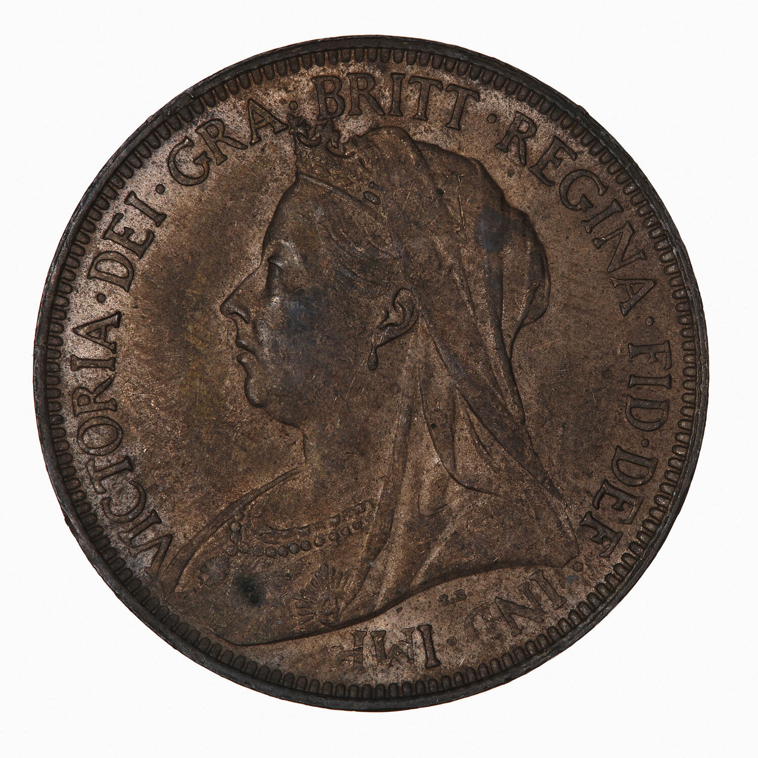 Coin - Halfpenny, Queen Victoria, Great Britain, 1901