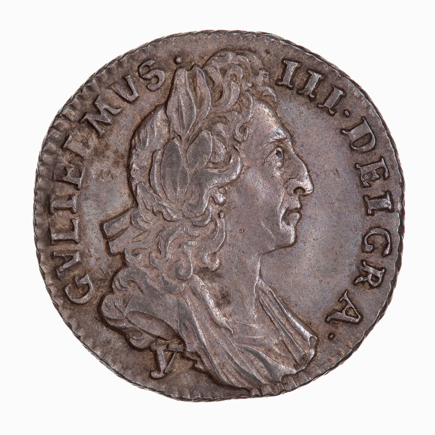 Coin - Sixpence, William III, Great Britain, 1696