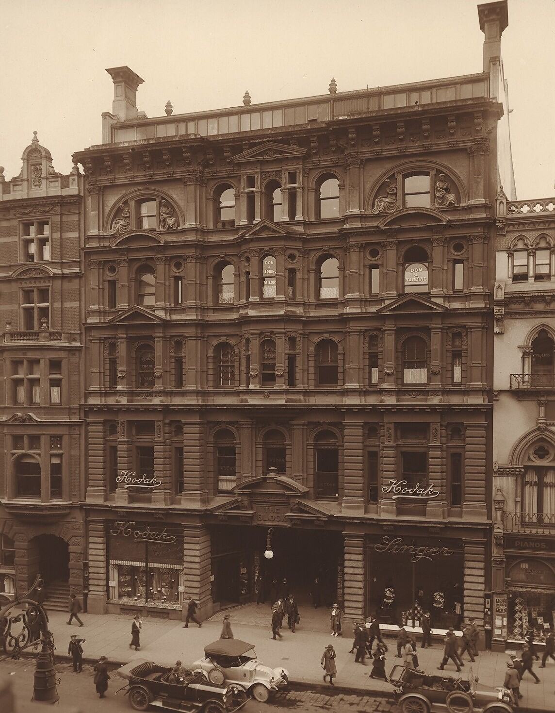 Photograph - Kodak, Building Exterior, Block Arcade, Melbourne, circa 1905