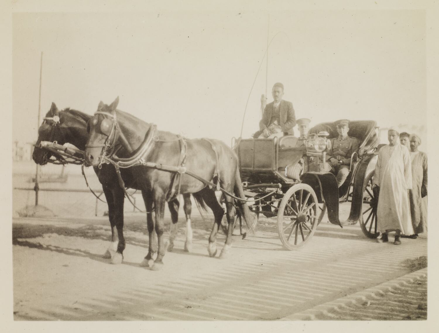 Photograph - 'Officers "Swank"', Egypt, Captain Edward Albert McKenna ...