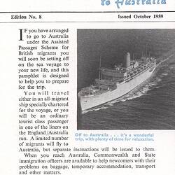 Post World War II British Migration to Australia