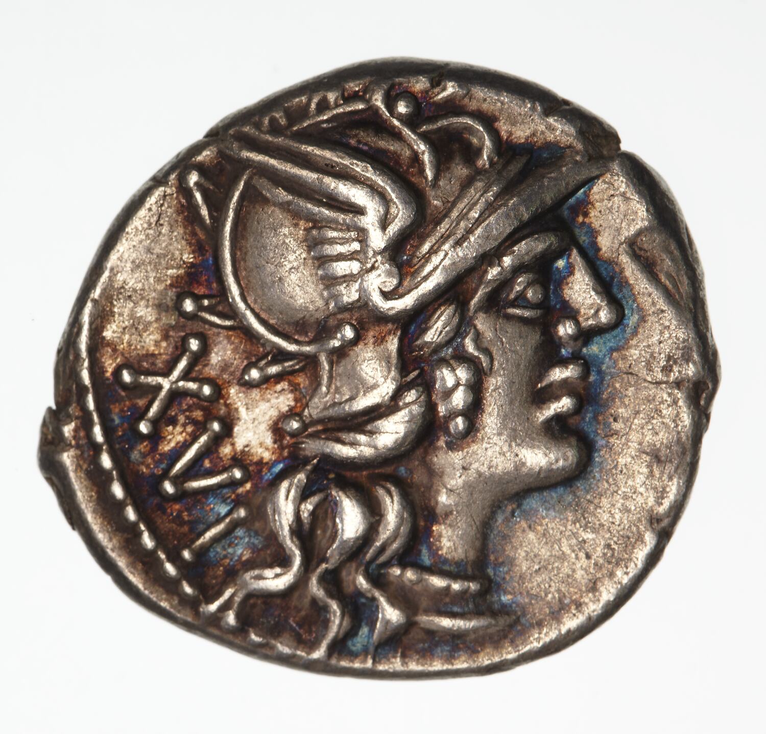 Coin - Denarius, C. Valerius Flaccus, Ancient Roman Republic, 140 BC