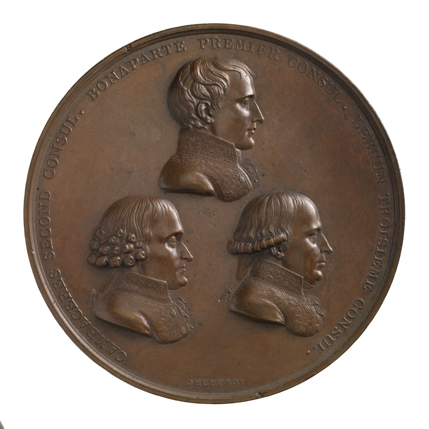 Medal - Promulgation of the Treaty of Amiens, Napoleon Bonaparte ...