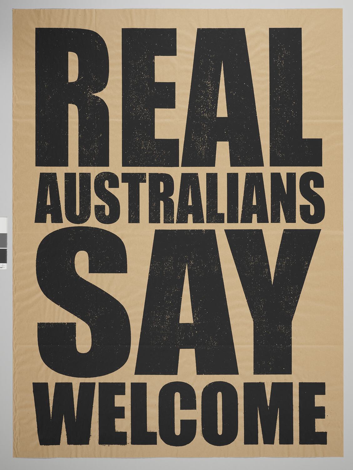 Poster - 'Real Australians Say Welcome', Peter Drew, South Australia 2016