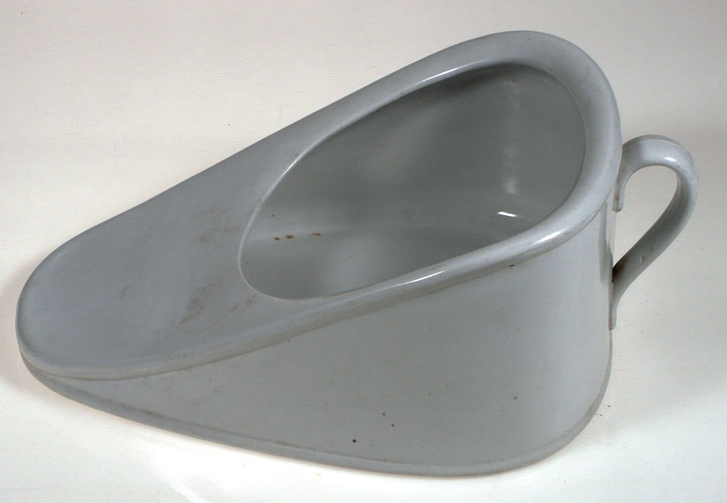 Slipper Bed Pan - Ceramic, circa 1920
