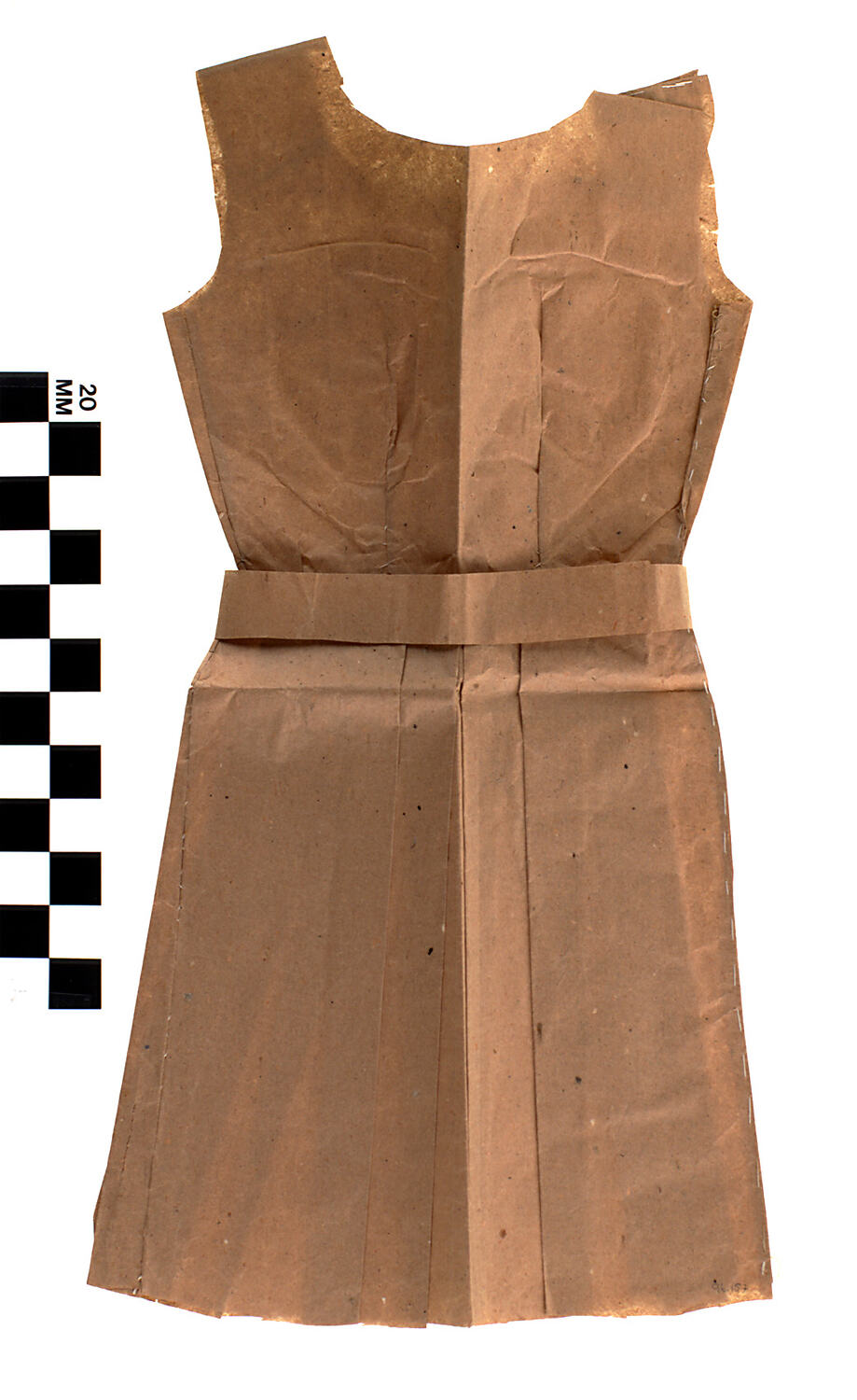 Doll's Dress - Brown Paper, circa 1954