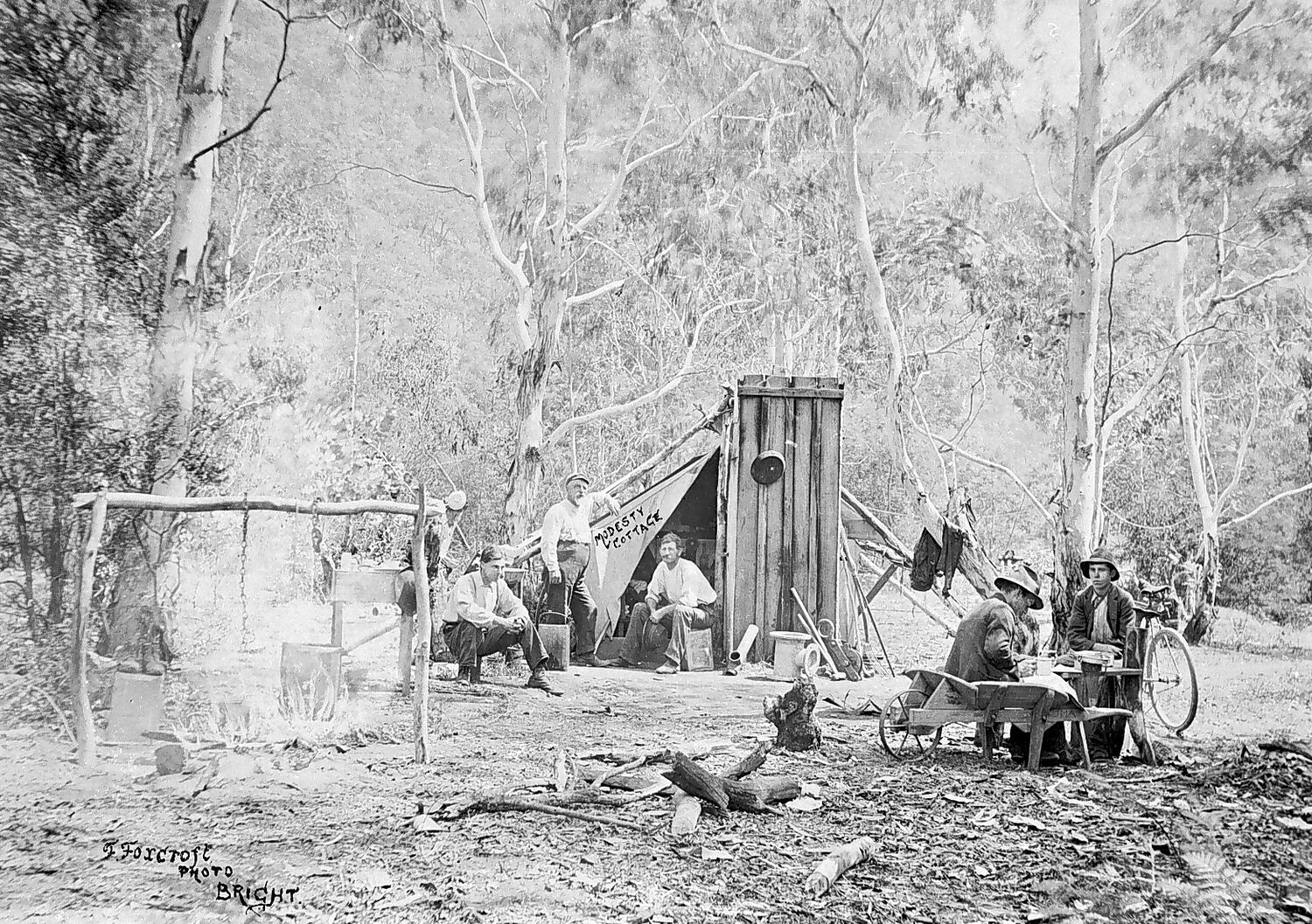 Negative - Bright District, Victoria, circa 1890