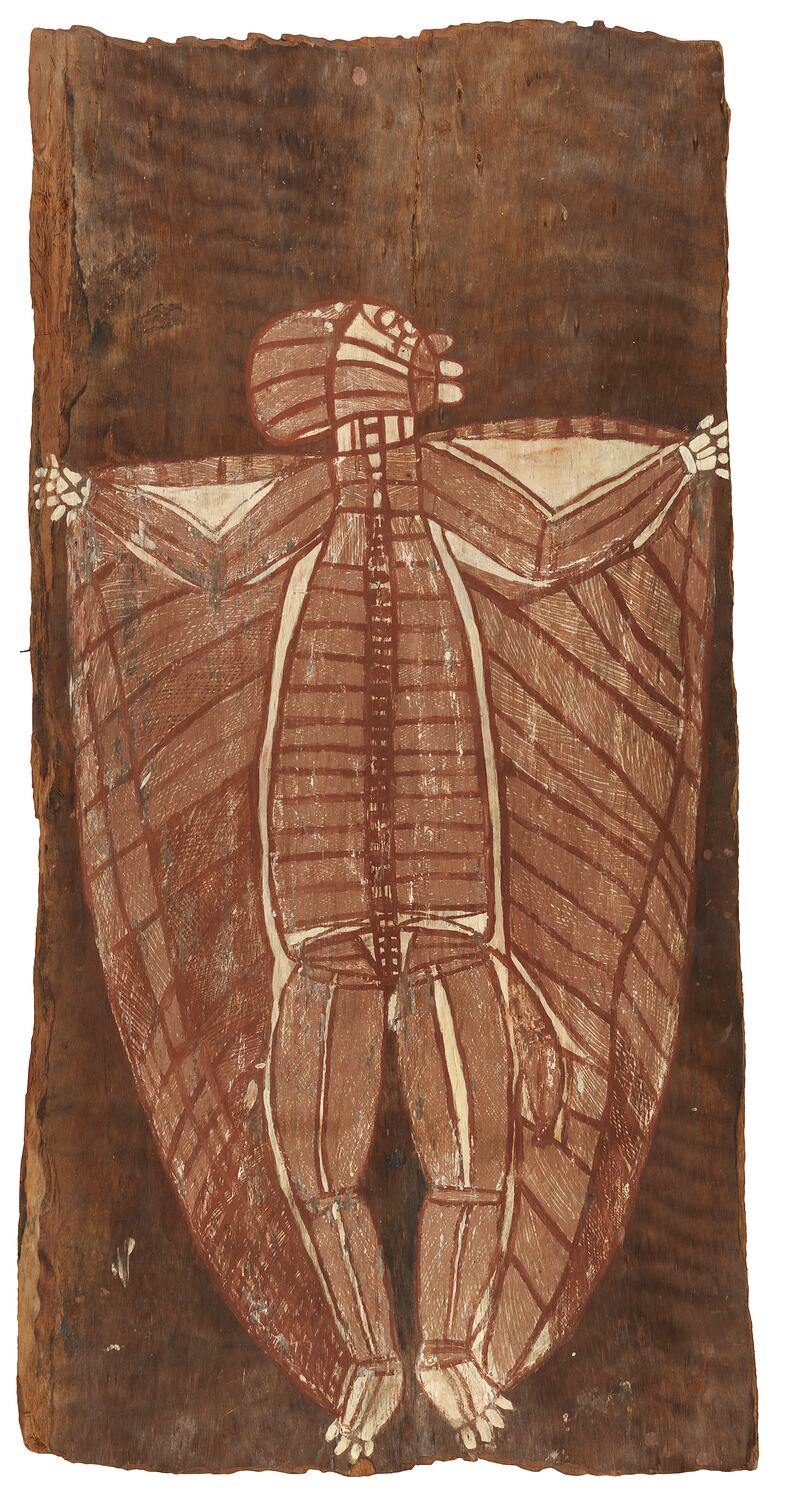 Painting, bark. Mengerrdji. Oenpelli, Western Arnhem Land, Northern ...