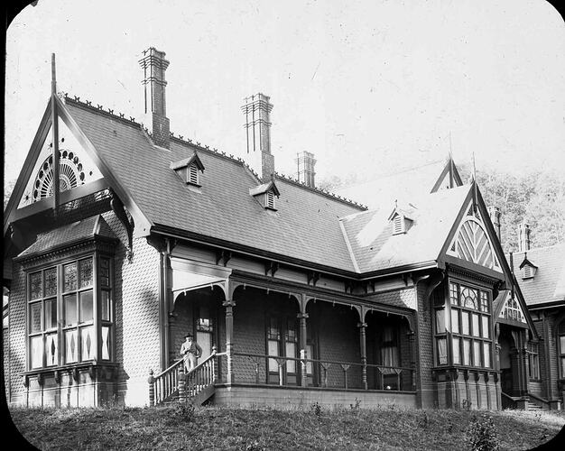 Lantern Slide - Invermay, The Basin, Victoria, circa 1920