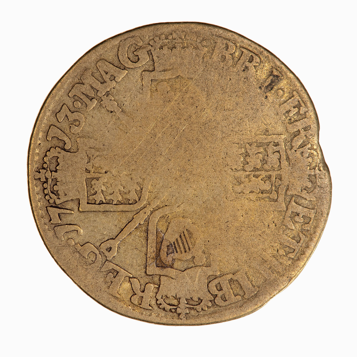 Coin - Half-Guinea, Queen Anne, Great Britain, 1713