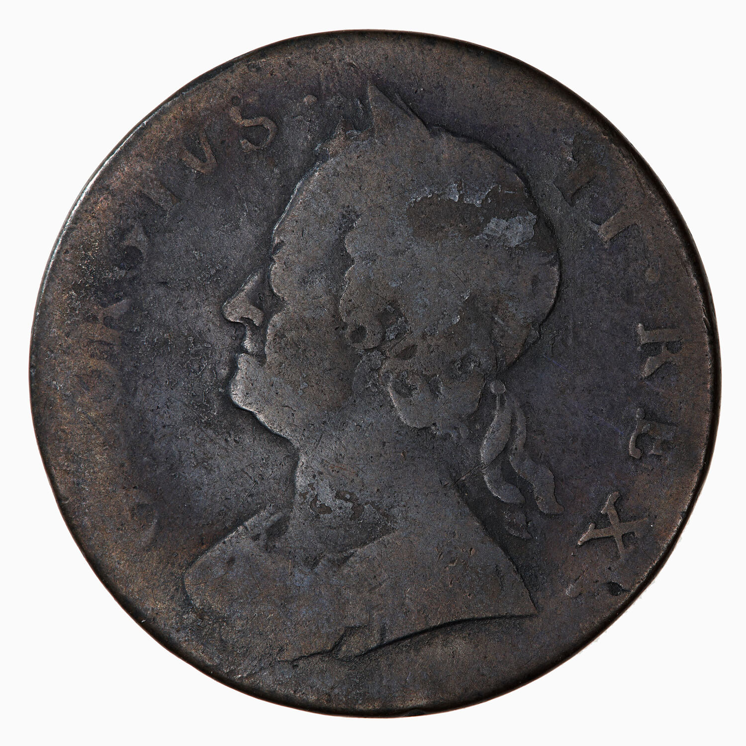Coin - Halfpenny, George II, Great Britain, 1748