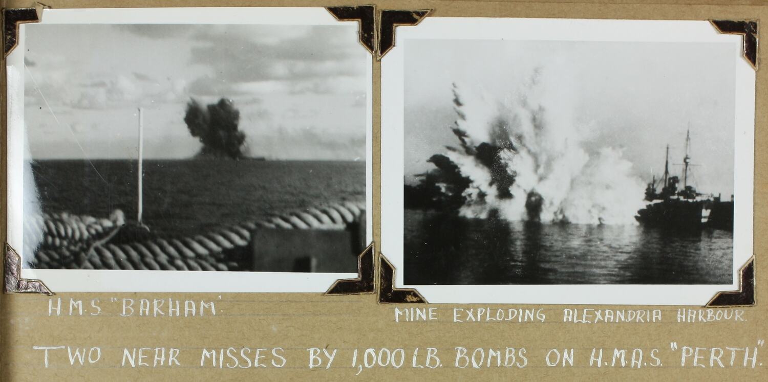Photograph - 'HMS Barham Struck', World War II, 1941-1942