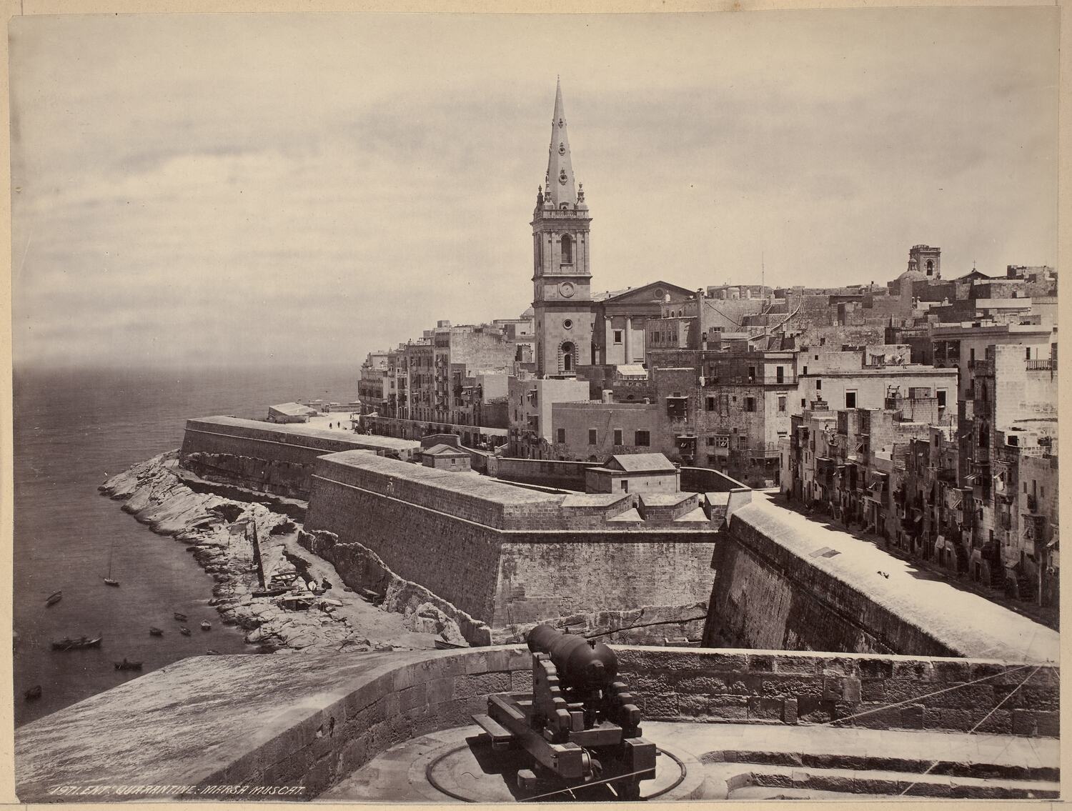 Photograph - 'Quarantine: Marsa Muscat', Malta, circa 1870