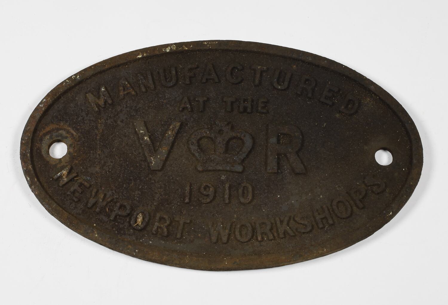 Locomotive Builder's Plate - VR Newport Workshops, Victoria, 1910
