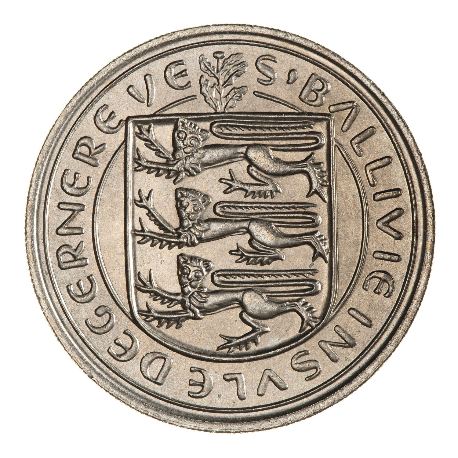 Coin - 10 New Pence, Guernsey, Channel Islands, 1968