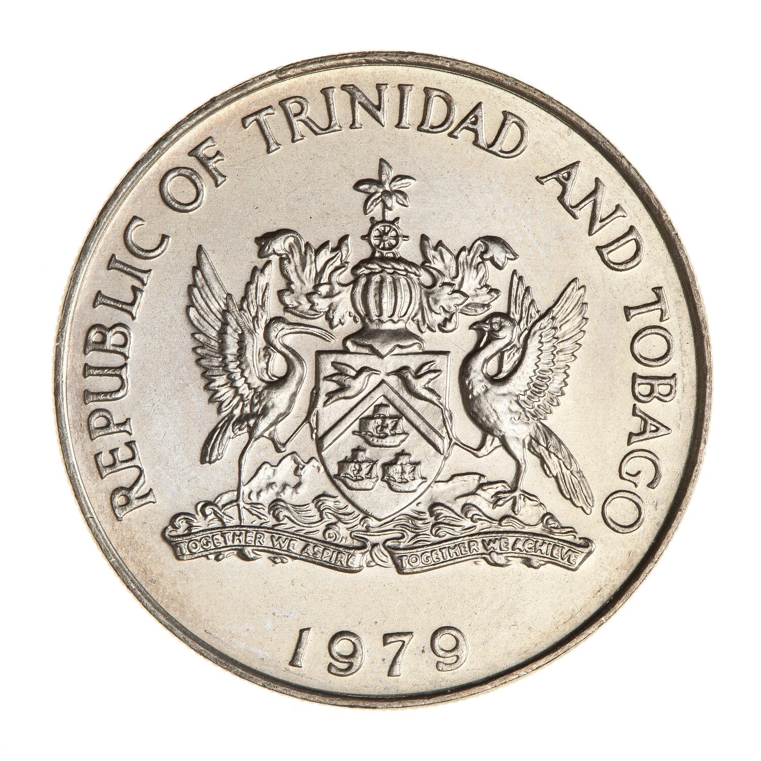 Coin - 50 Cents, Trinidad & Tobago, 1979