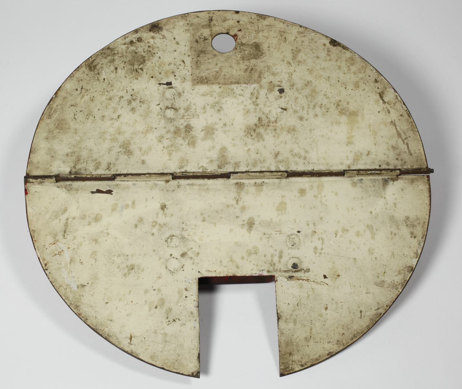 Tail Disc - White & Red, Victorian Railways, circa 1920s-1960s