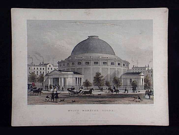 Engraving - 'Wyld's Monster Globe, Leicester Square', T.H. Shepherd ...