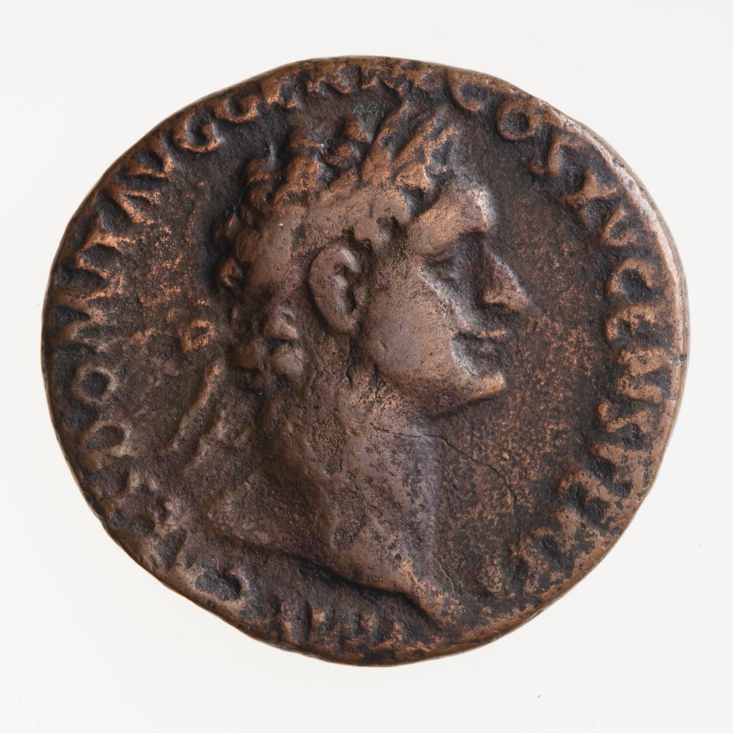 Coin - As, Emperor Domitian, Ancient Roman Empire, 90-91 AD