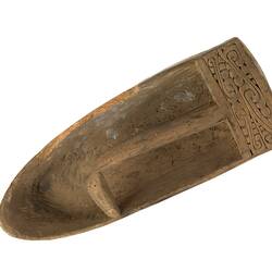 Canoe bailer. Trobriand Islands, Massim, Milne Bay Province, Papua New ...