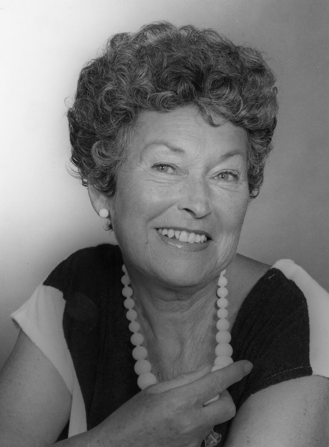 Photograph - Bernice Kopple, Portrait, White Bauble Necklace, Adelaide ...