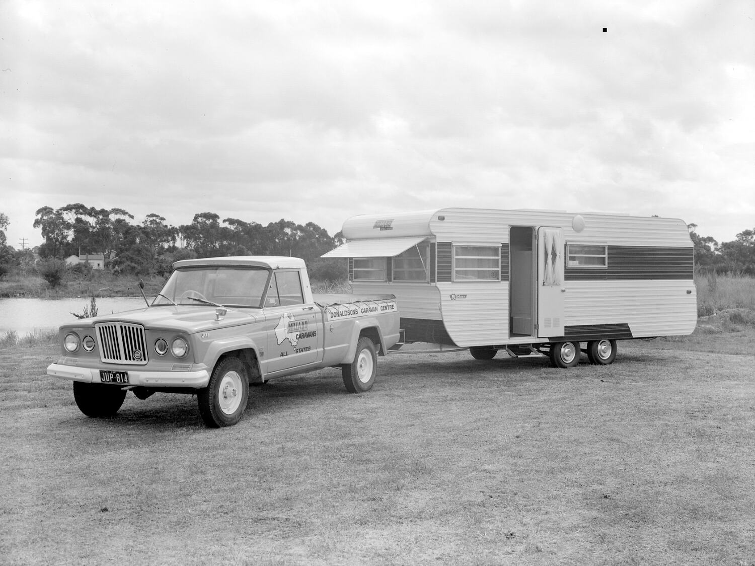 Negative - Jeep Utility & Caravan, Donaldson's Caravan Centre, 1969