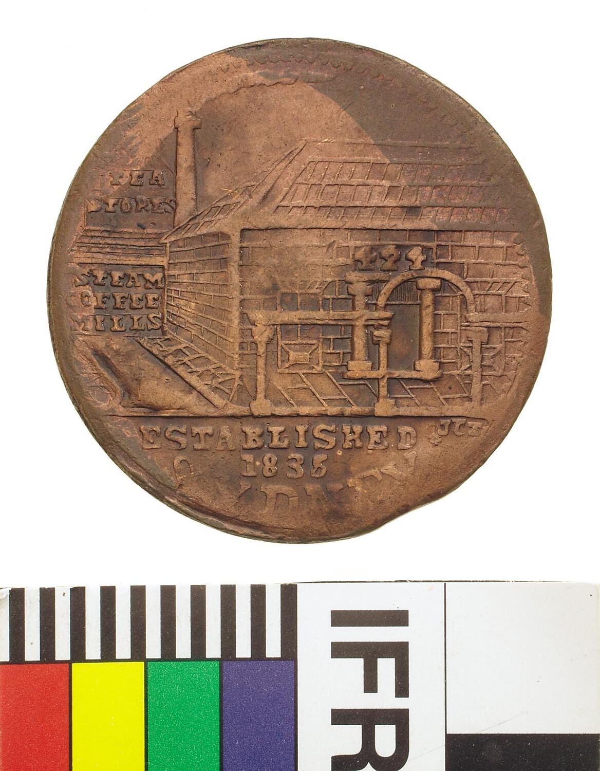 Token - 1 Penny, Tea Stores, Sydney, New South Wales, Australia, 1852