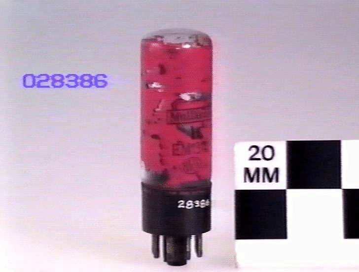 Electronic Valve - Mullard, Tuning Indicator, Type EM34, 1950s