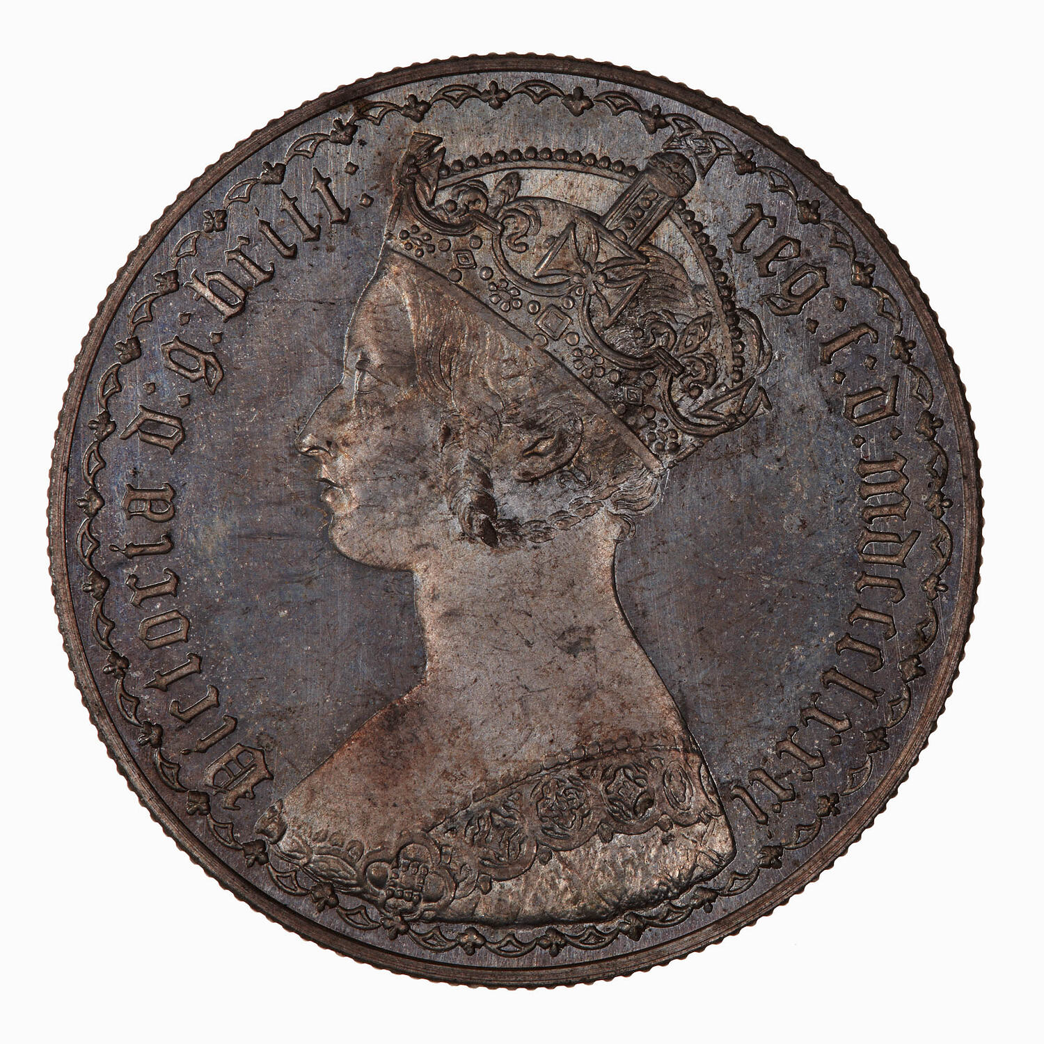 Coin - Florin, Queen Victoria, Great Britain, 1881