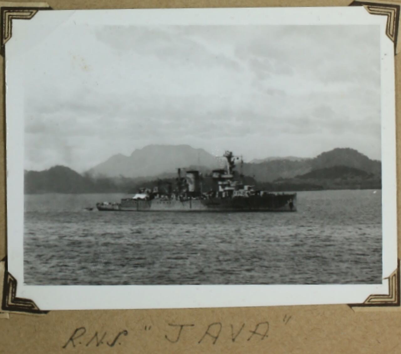 Photograph - RNS Java, World War II, 1941-1942